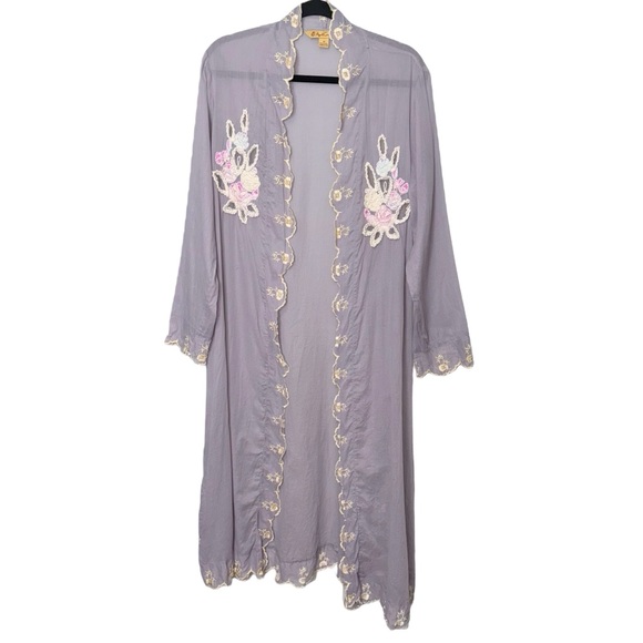 April Cornell | Kimonos & Yukatas | April Cornell Floral Embroidered ...
